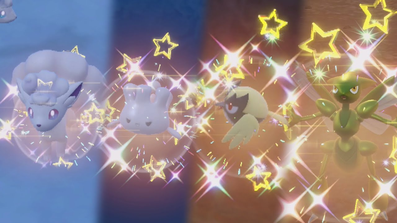 So I finally got to shiny hunt with Herba Mystica (Pokémon Scarlet ...