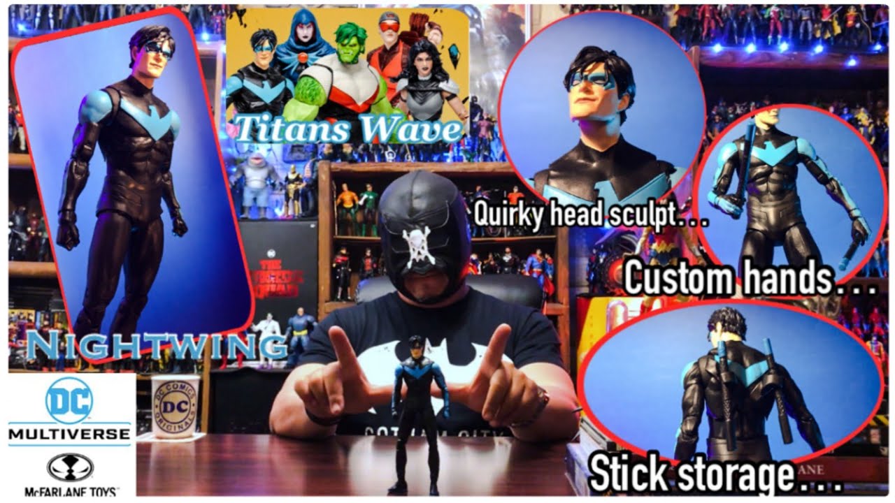 DC Multiverse Collection: Nightwing Titans Wave - YouTube