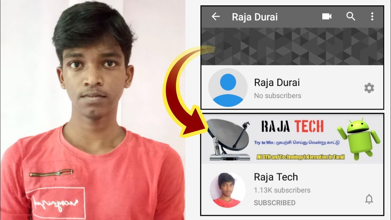 How to Fix Yt Channel Logo & Banner in Tamil | Raja Tech - YouTube