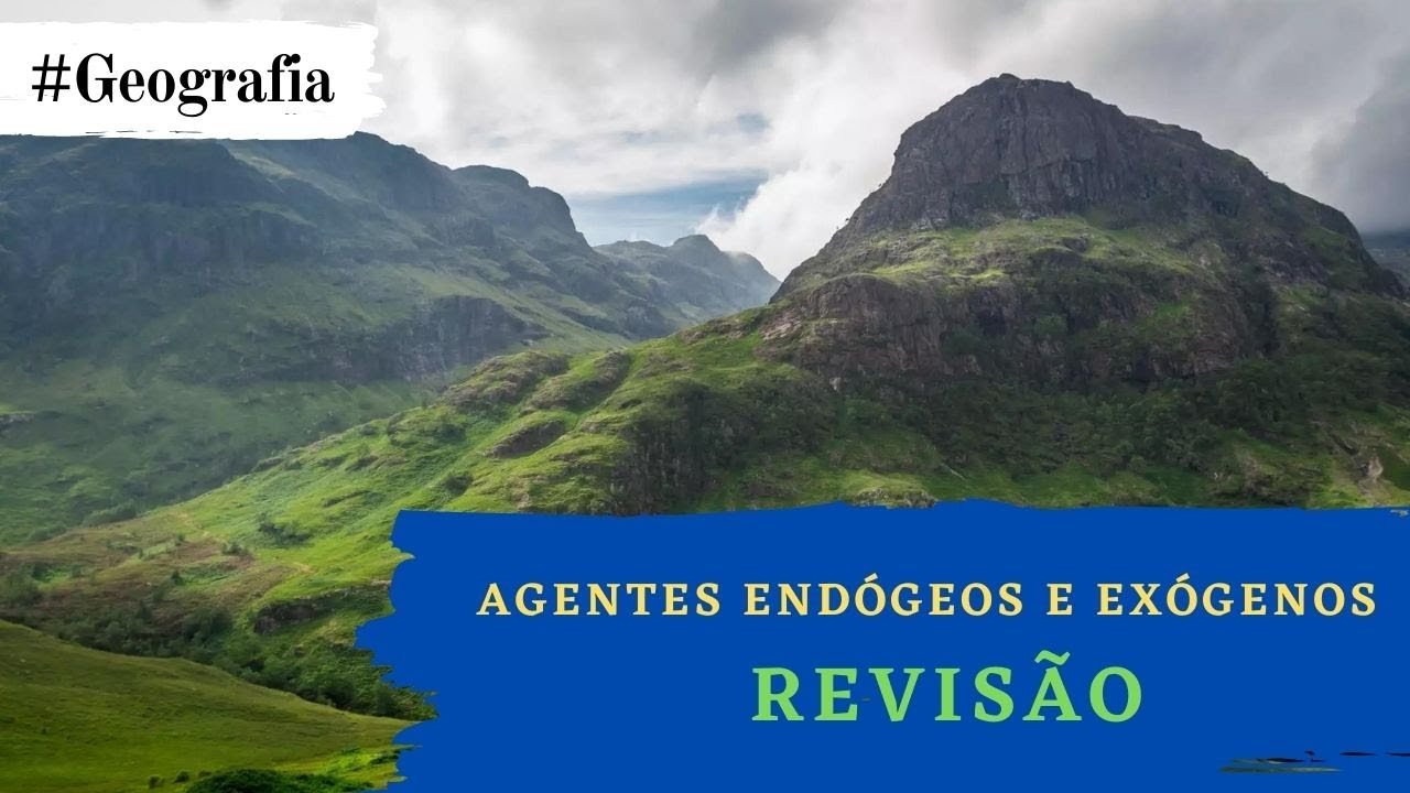 Agentes Endógenos e Exógenos do Relevo | Revisão 1º Ano - YouTube
