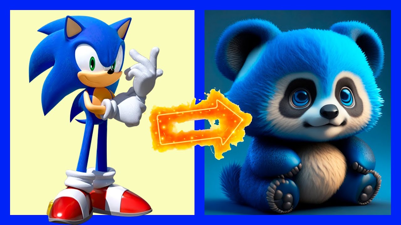 From Hedgehogs to Pandas 🐼 The Incredible Metamorphosis of Sonic's ...