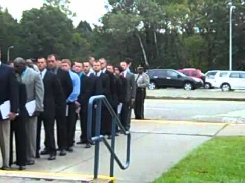 Johnston Police hold new recruit orientation, Part 1, 9/24/2 - YouTube