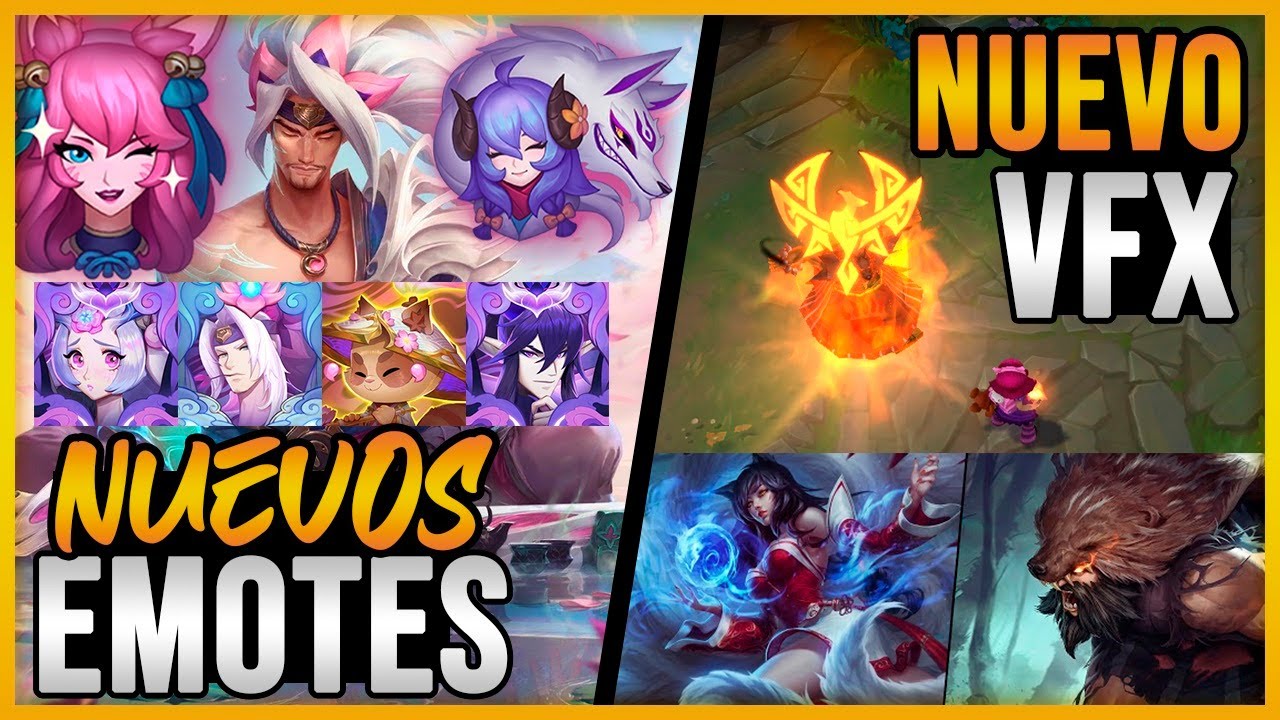¡NUEVOS EMOTES SPIRIT BLOSSOM! POSIBLES SKINS PARA RIVEN, CASSIO ...