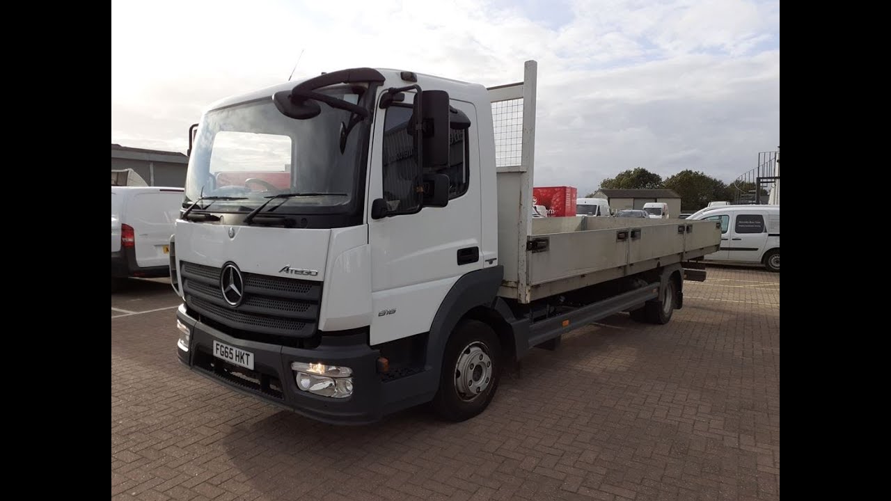 Used 2015 Mercedes-Benz Atego 816 4x2 Dropside FG65 HKT - YouTube
