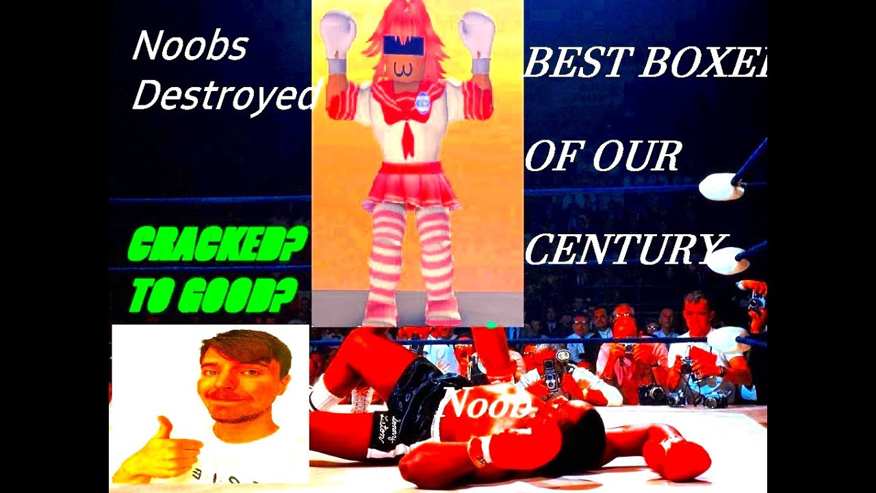 Beating Noobs In Roblox Boxing | Montage | - YouTube