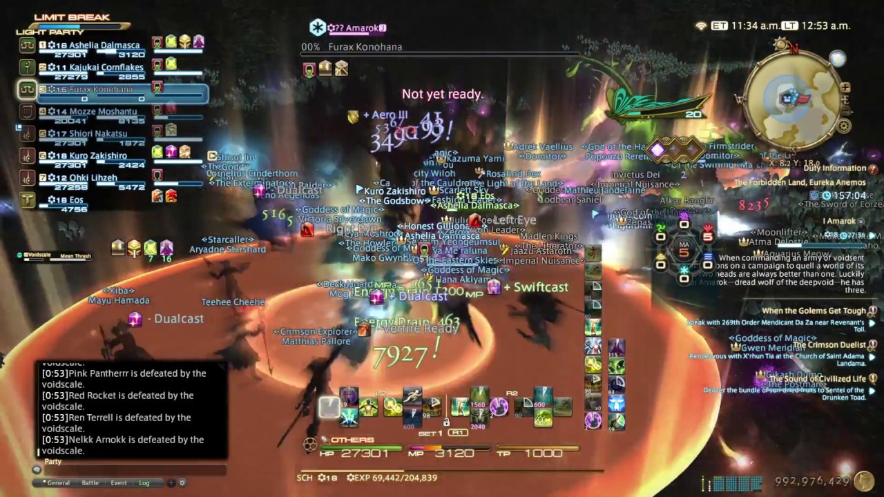Final Fantasy XIV - Notorious Monster Battle: Amarok - YouTube