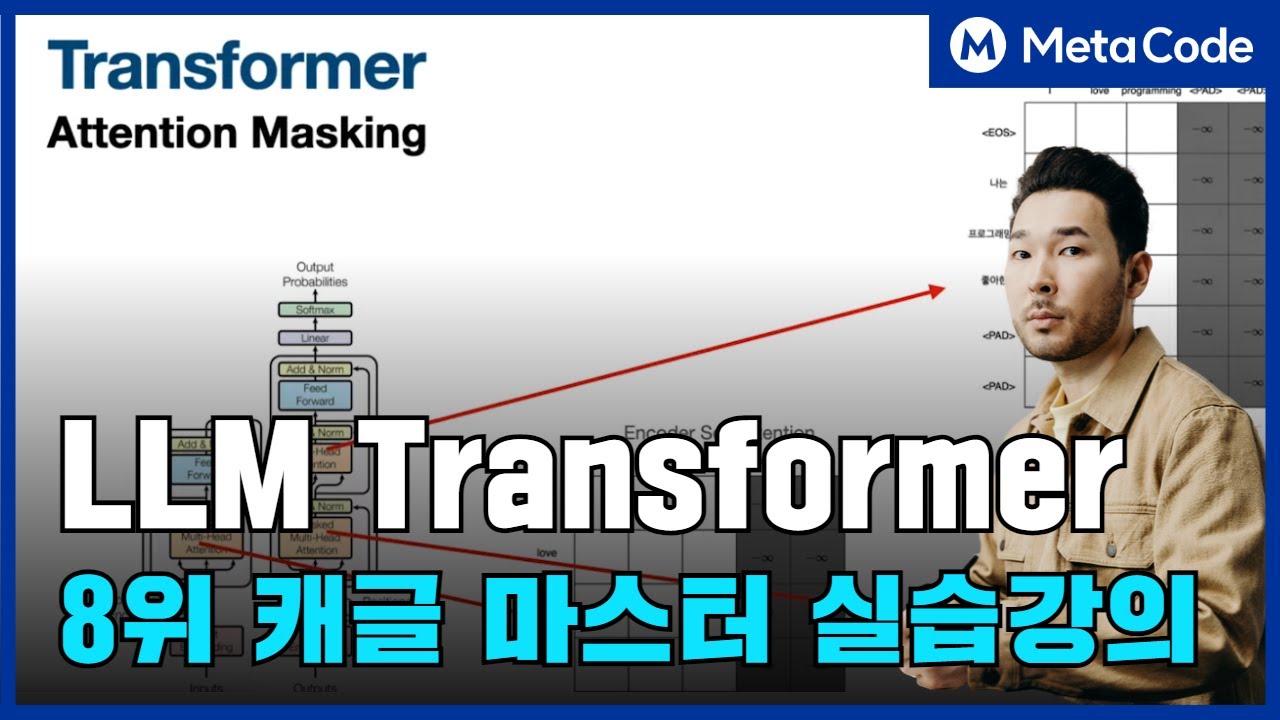LLM Transformer (Attention Masking)이란? 실습까지 따라해보세요ㅣ세계 최고랭킹 8위 캐글 마스터 ...