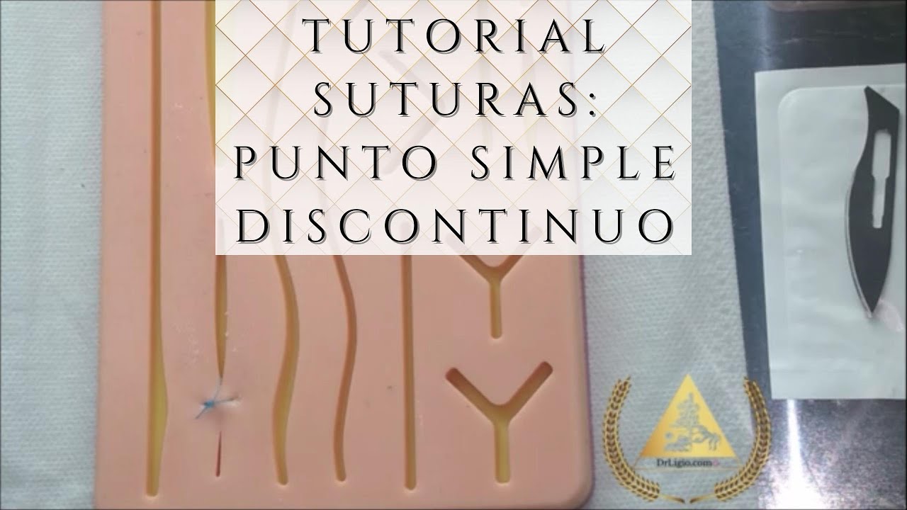 Tutorial Suturas: Punto Simple Discontinuo. - YouTube