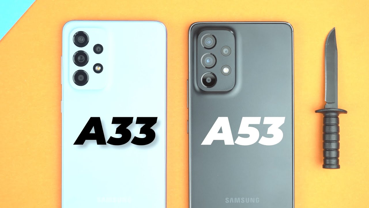 Samsung Galaxy A53 5G VS Samsung Galaxy A33 5G! A33 Winner? - YouTube