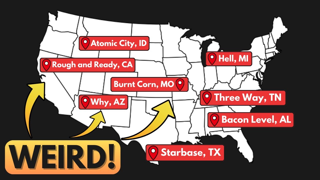 How These Weird Towns Got Their Weird Names - YouTube