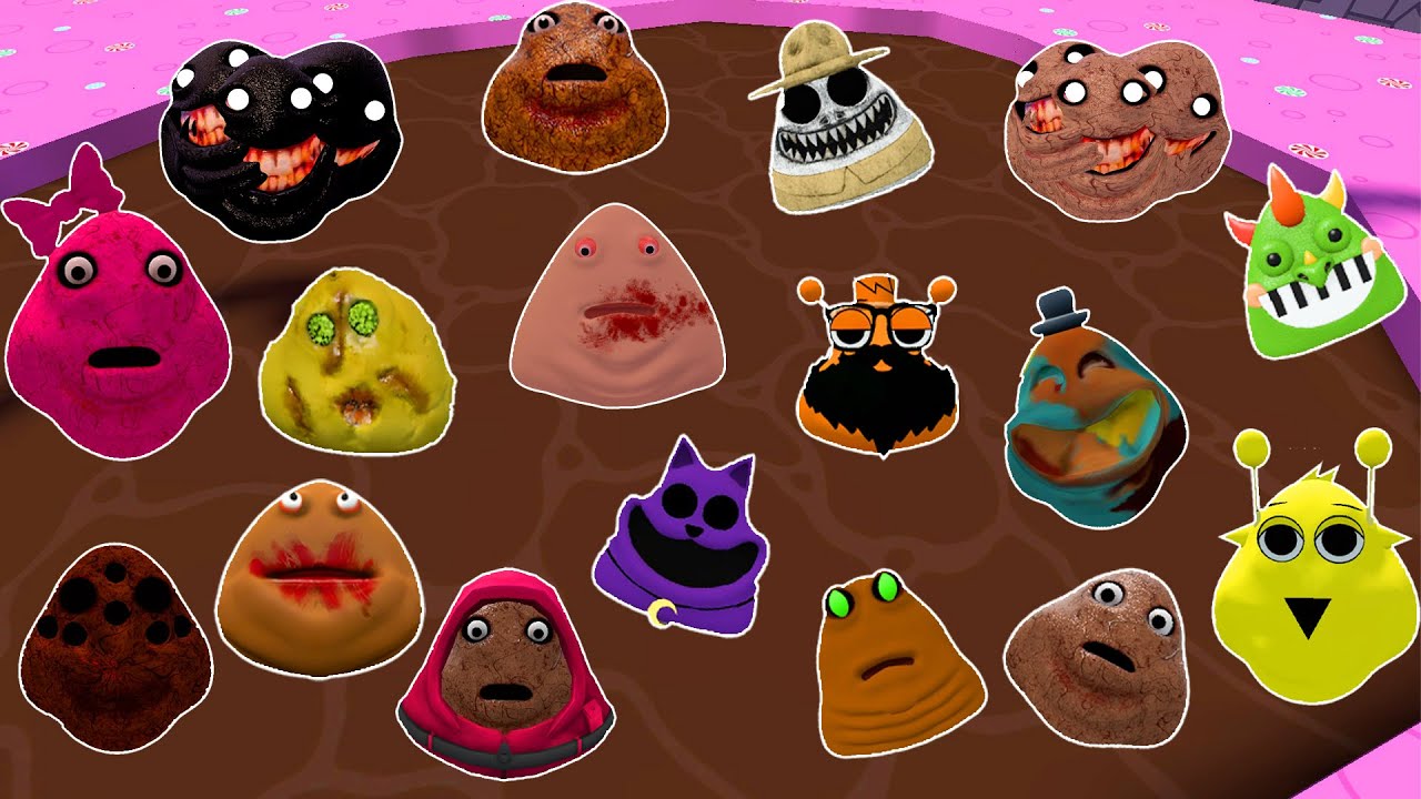 DESTROY ALL NEW 3D POU BOU'S REVENGE & ITALIAN BRAINROT FAMILY in ...