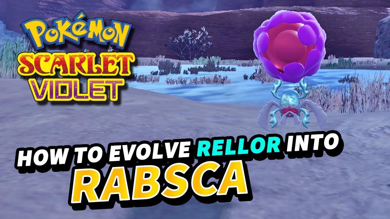 Pokemon Scarlet & Violet How to evolve RELLOR into RABSCA (How to get ...