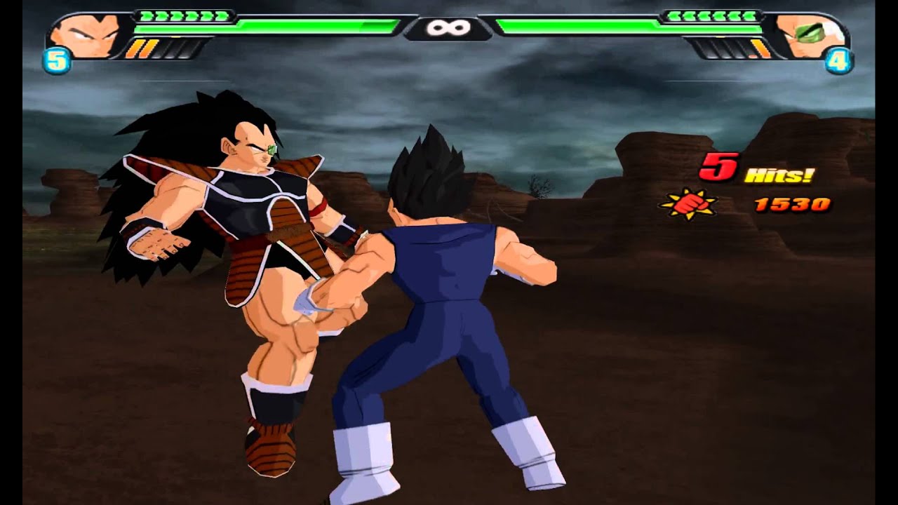 Vegeta (2nd Form) vs Raditz - YouTube