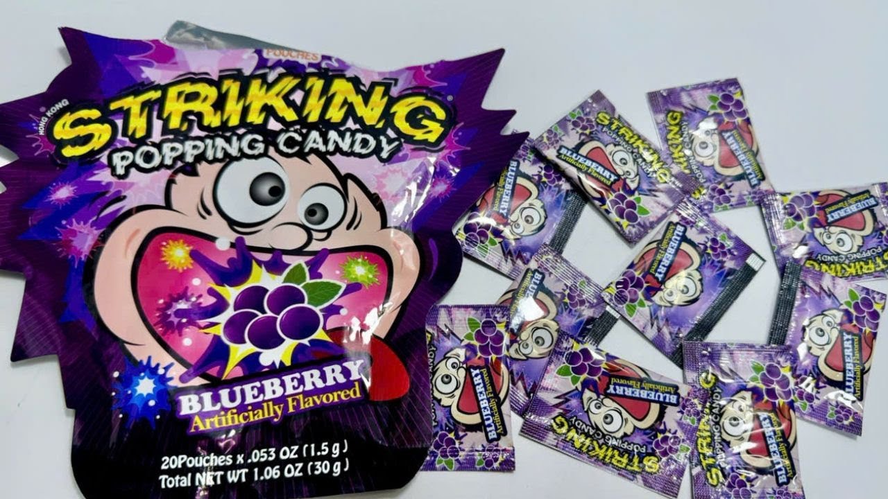 15 minutes satisfying unboxing video striking popping candy ASMR Sound ...