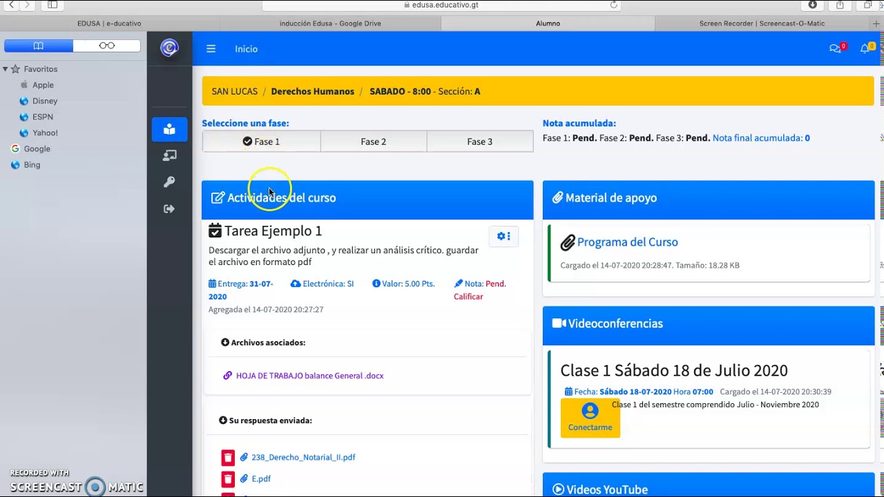 Video Tutorial de Cómo Utilizar la Plataforma EDUSA - YouTube