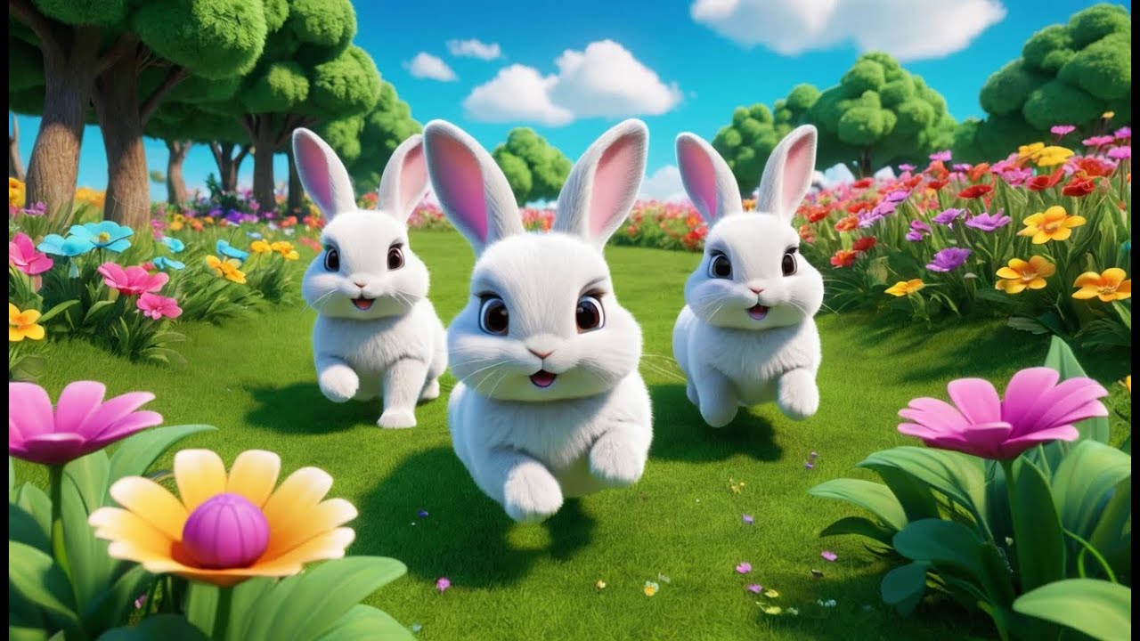 The Bunnies Go Hopping | Energetic Bunny Dance Song for Toddlers | Fun ...