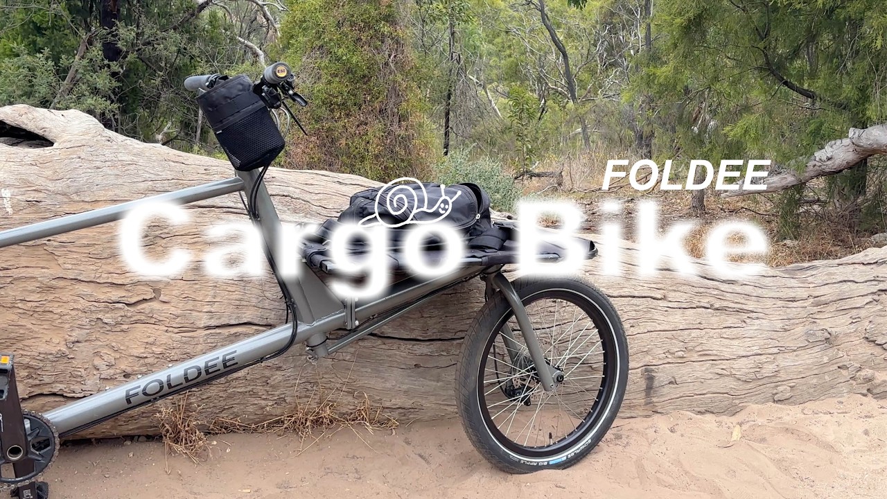 This Cargo Bike is Fun! Foldee - YouTube