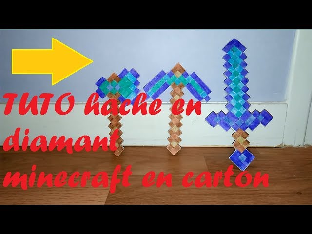 Minecraft Hache De Combat En Diamant