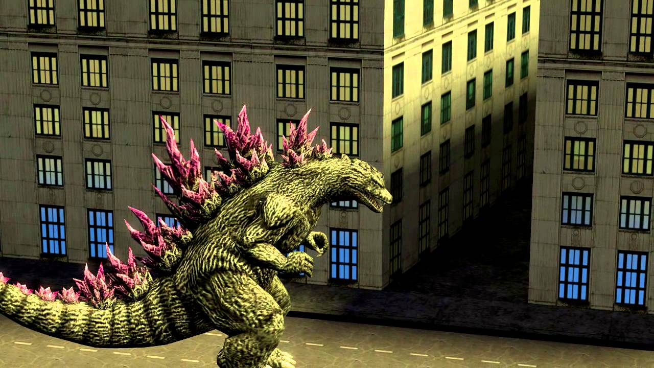 godzilla fixes his tiny head with dubstep.avi - YouTube