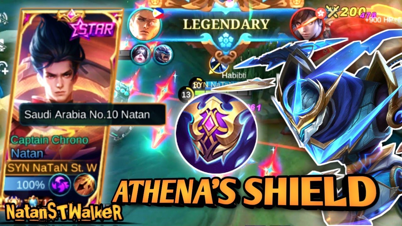 ATHENA'S SHIELD FOR GUSION 😎🔥💯 NATAN GAMEPLAY 🔥 MLBB - YouTube