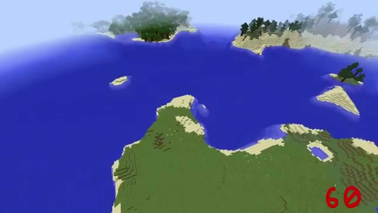 Minecraft World Generator Seed = 60 - YouTube