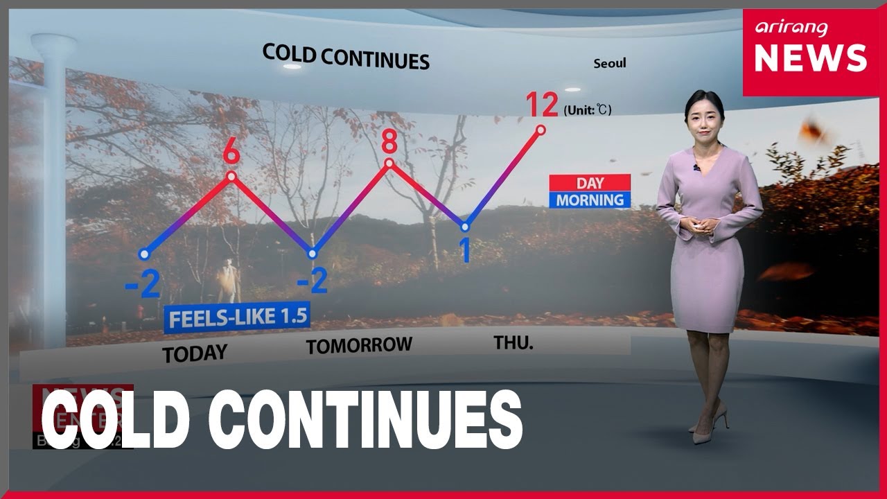 [Weather] Cold spells continue tomorrow, very similar to today - YouTube