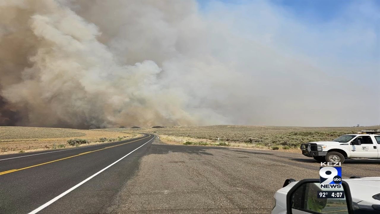 Cow Valley Fire burning more than 132,000 acres - YouTube