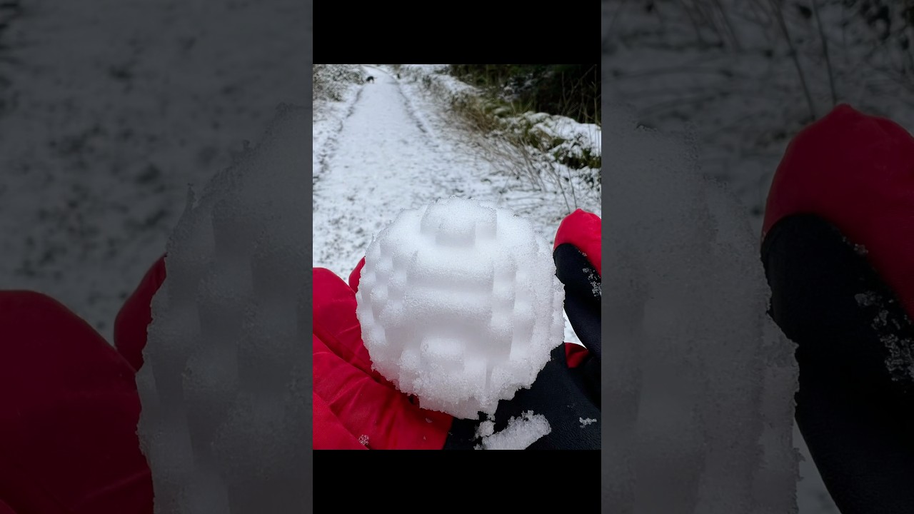 Minecraft snowball maker #3d #3dprinted #snow #snowball #shorts - YouTube