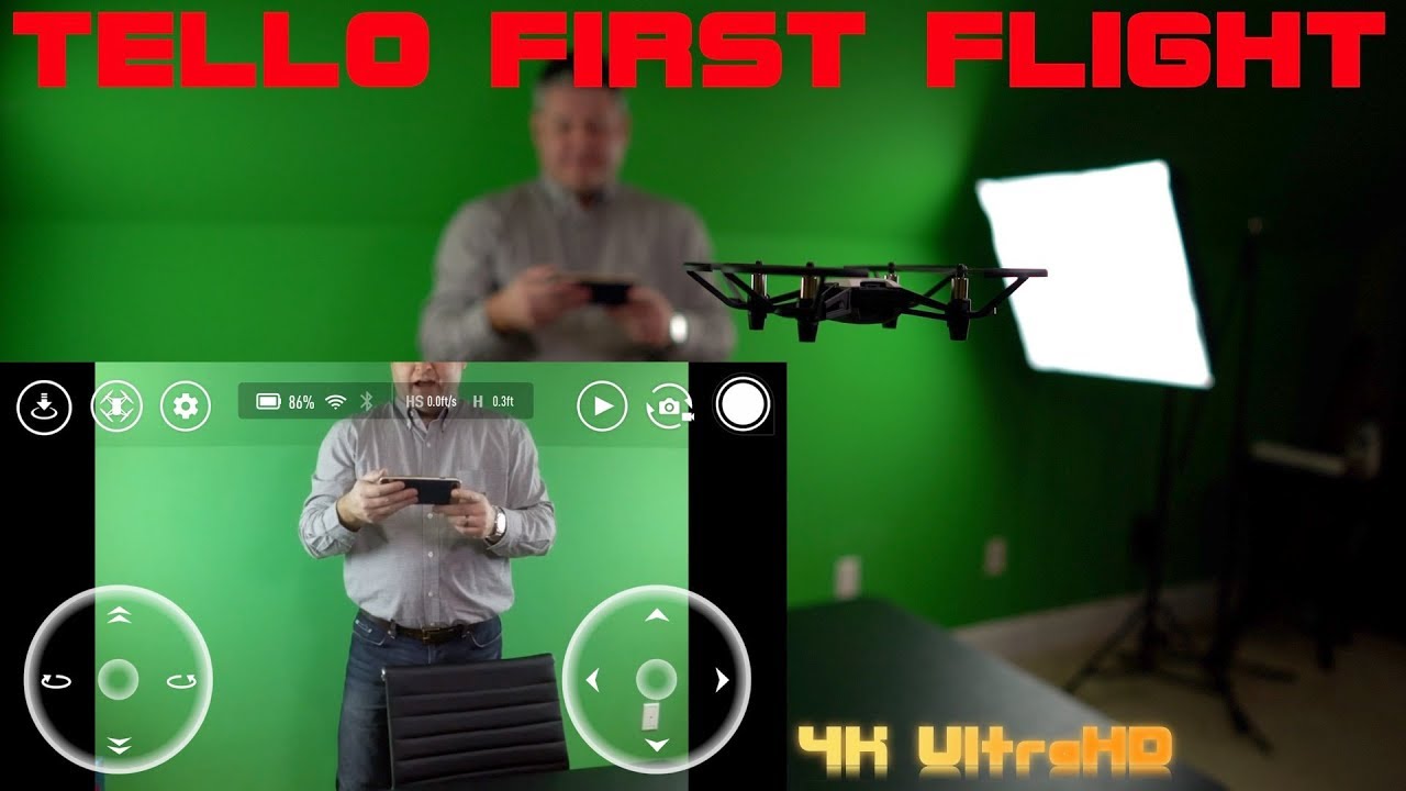 Tello First Flight - YouTube
