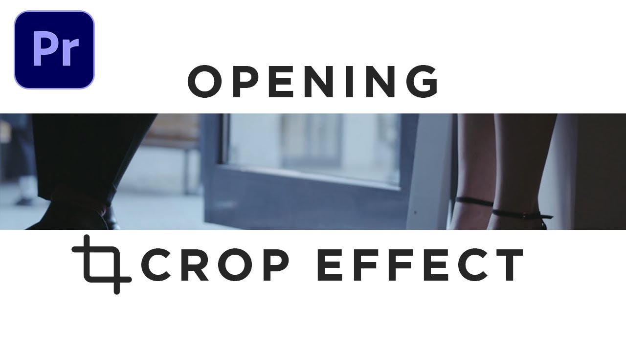 How to create Crop Opening Transition Effect (Black bars open close ...