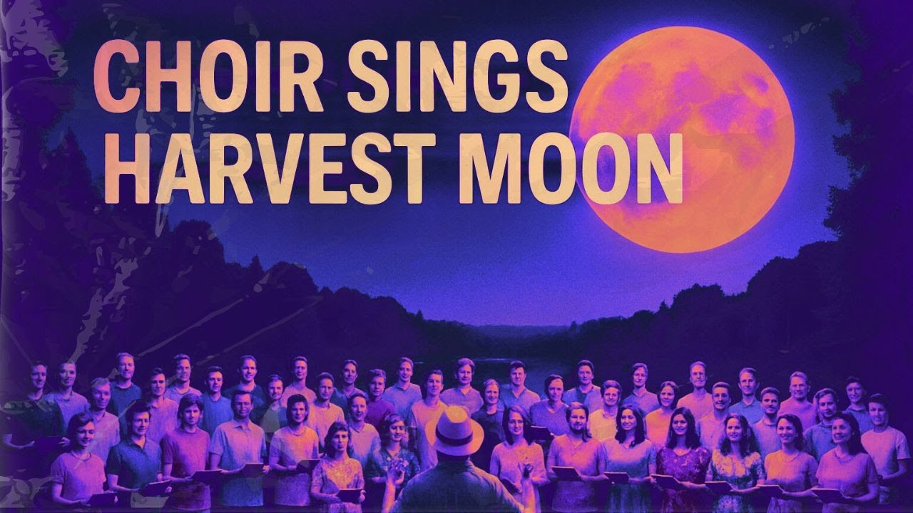 Outdoor Choir Sings Harvest Moon - YouTube