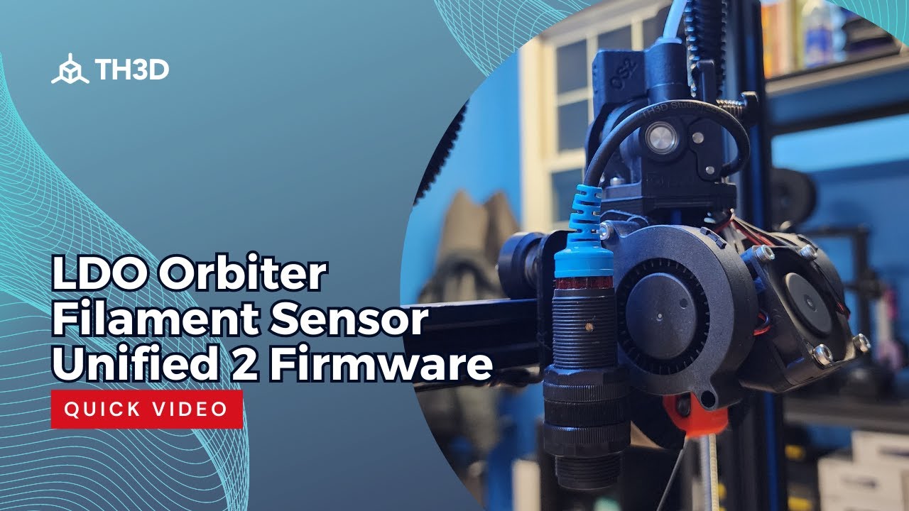 LDO Orbiter Filament Sensor on our Unified 2 Firmware - YouTube