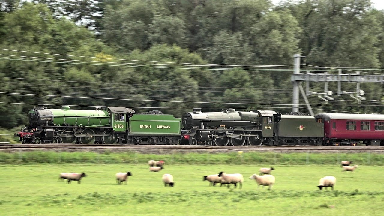 Steam Trains On The UK Mainline Compilation 2021 - YouTube