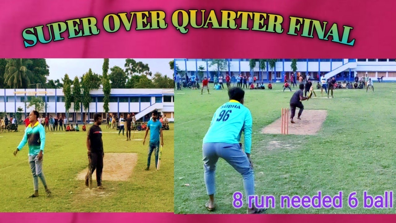 #Village Tour cricket || 🏆Quarter final match 🏆|| SUPER OVER 🔥 - YouTube