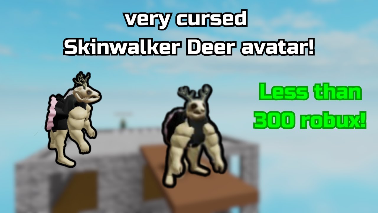 Deformed skinwalker deer avatar idea in Roblox! - YouTube