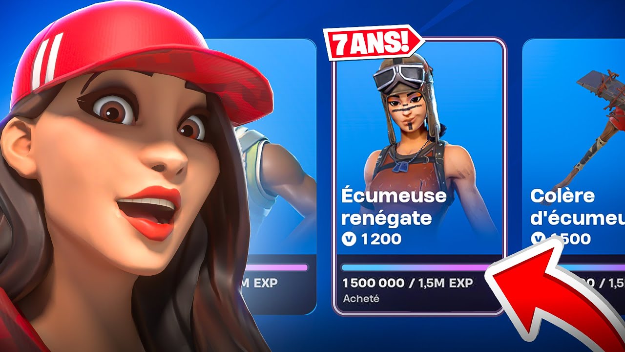 APRÈS 7 ANS Je DÉBLOQUE ENFIN la RENEGATE RAIDER sur FORTNITE !! 😭 ...