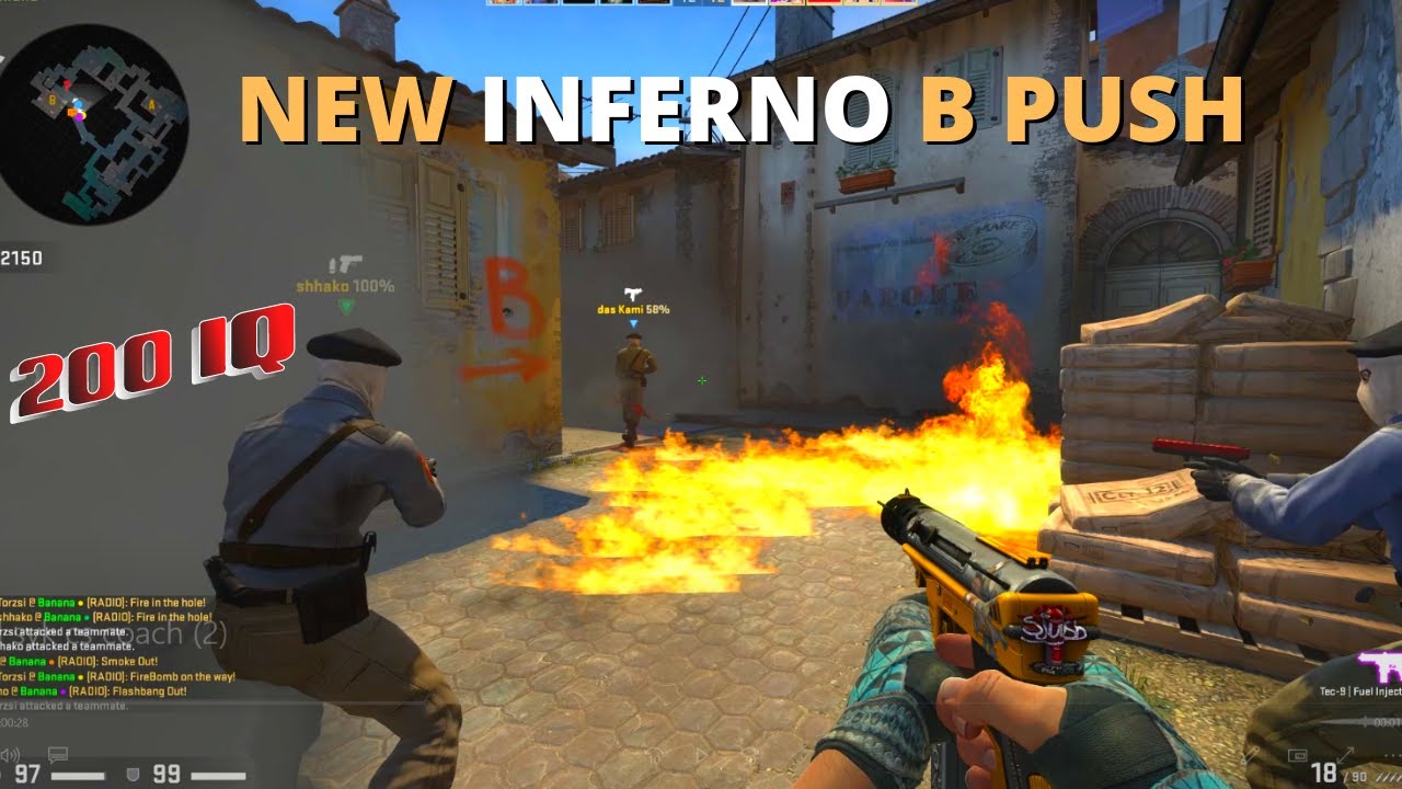 New Inferno B PUSH Strategy From Furia CSGO - YouTube