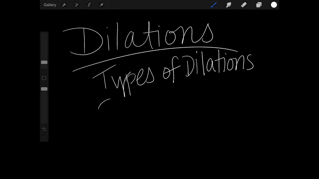 Types of Dilations Sheet 1 - YouTube