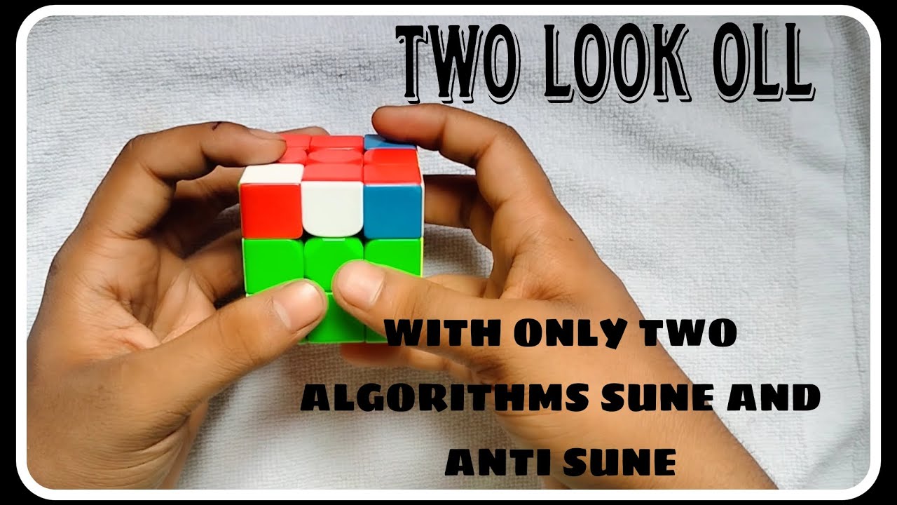 2 Look OLL ( only two algorithm ) | CFOP method | - YouTube