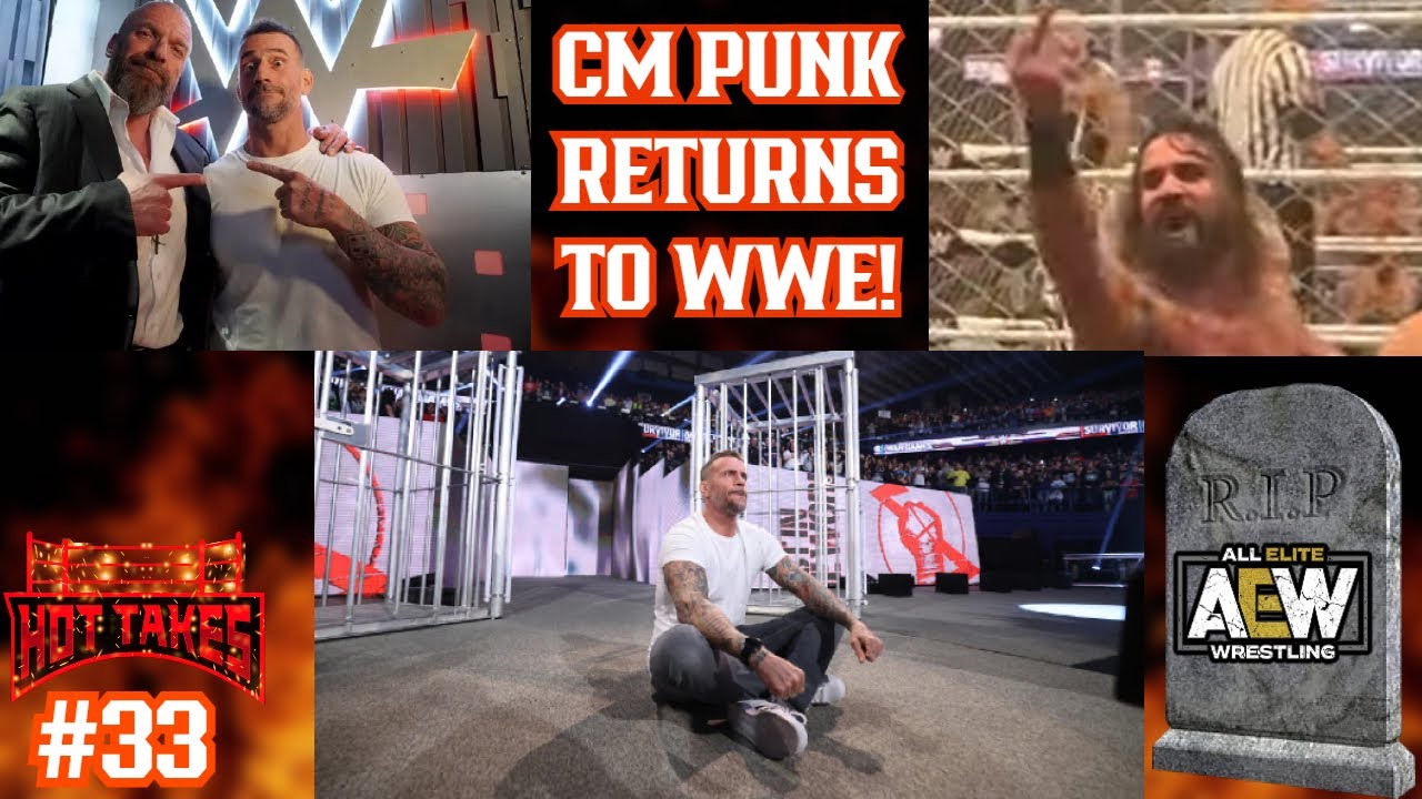 MY THOUGHTS ON CM PUNK'S WWE RETURN AT SURVIVOR SERIES! Hot Takes Ep ...
