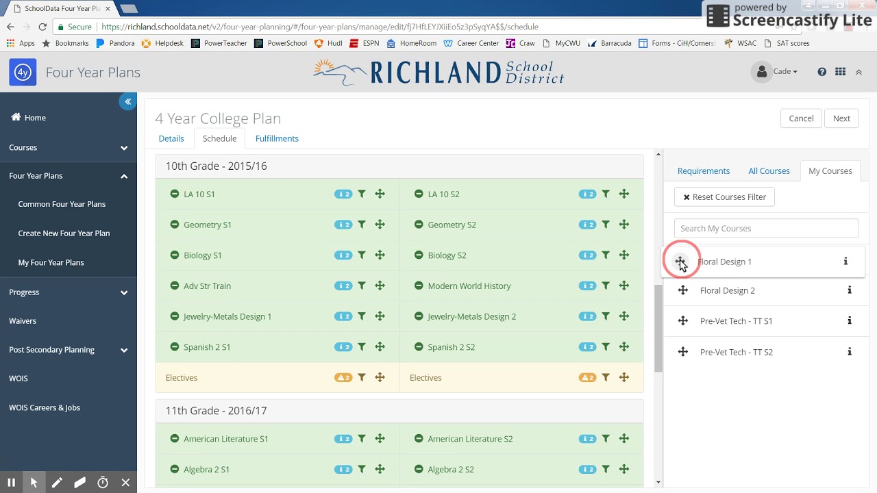 Using the "My Courses" tab Tutorial - YouTube