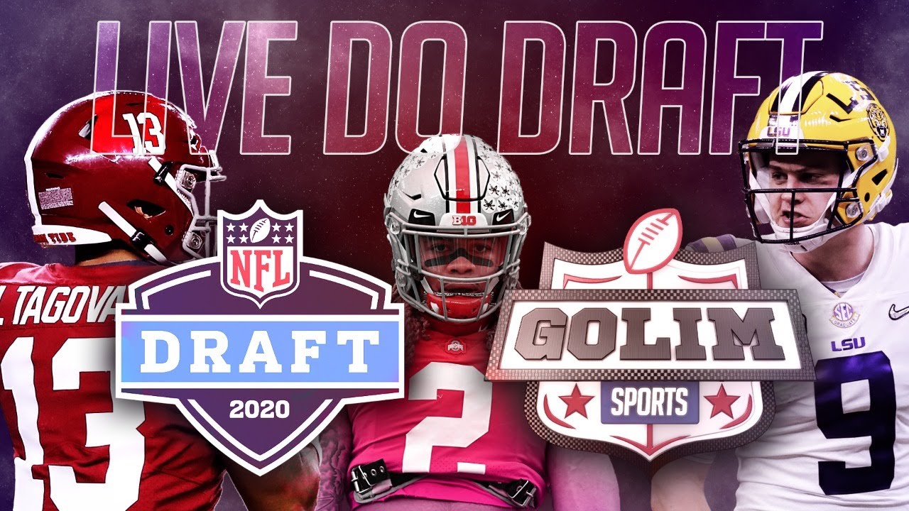 DRAFT 2020 DA NFL AO VIVO! - Reagindo e Comentando a 1ª Rodada - YouTube