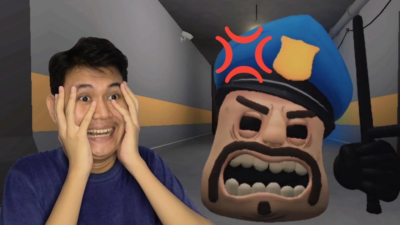 Melarikan Diri Dari Monster Polisi! | Roblox Police Head Family Escape ...