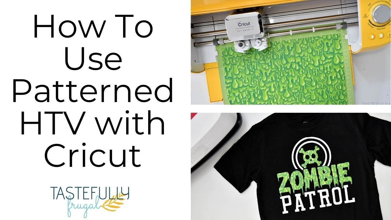 How To Use Patterned HTV - YouTube