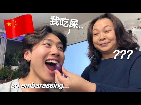 SPEAKING ONLY CHINESE meeting my GF's MOM for FIRST TIME in NYC