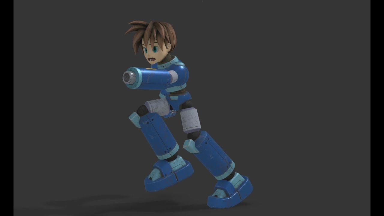 Mega Man Legends UE4 Redux - Buster Gun WIP Transformation - YouTube