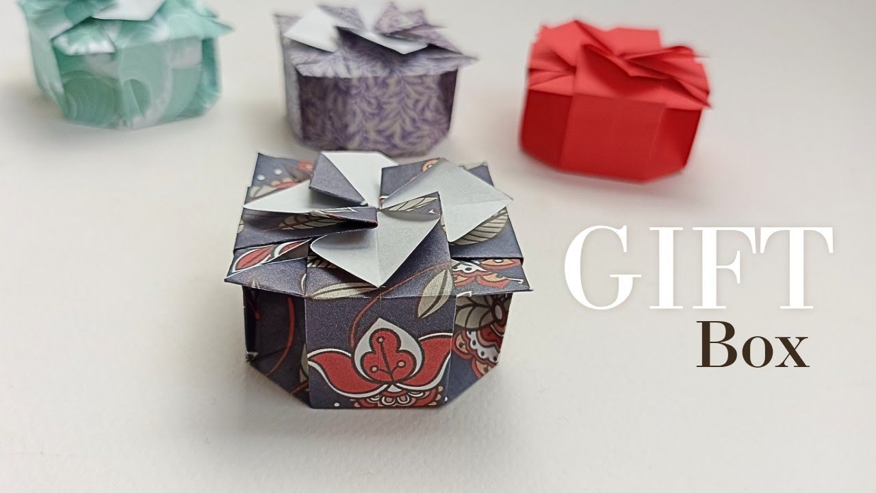 Mind-Blowing Origami Gift Box Tutorial | Beautiful Paper Box Anyone Can ...