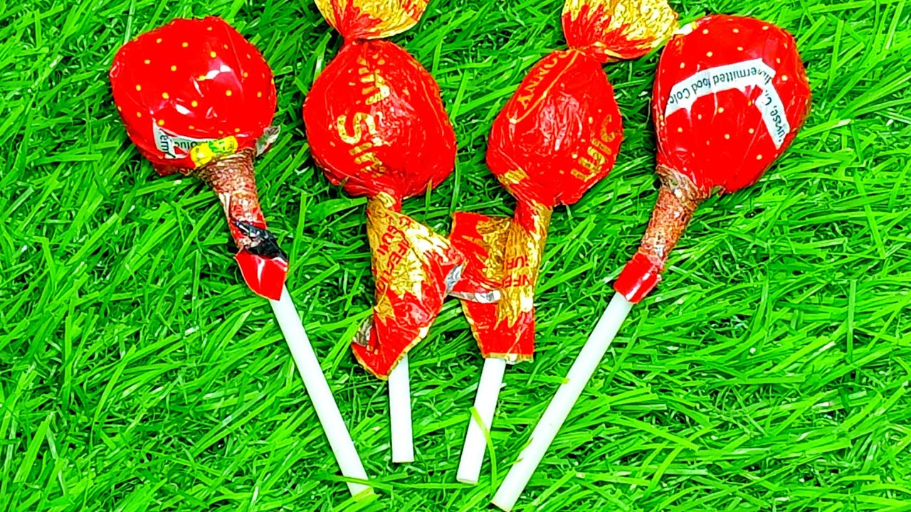Lollipop Designs | Red Lollipop Four Pieces Unpacking Satisfying asmr ...