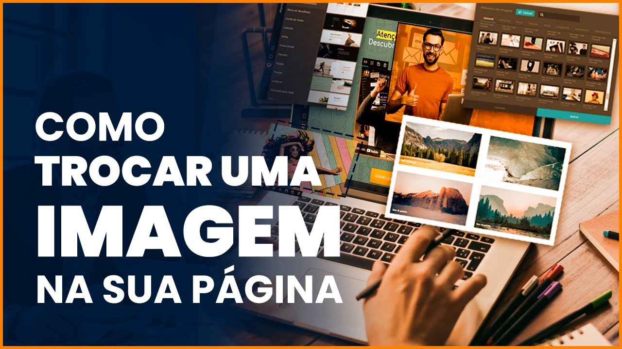 Como trocar uma imagem em sua página no Recrutador MMN - YouTube