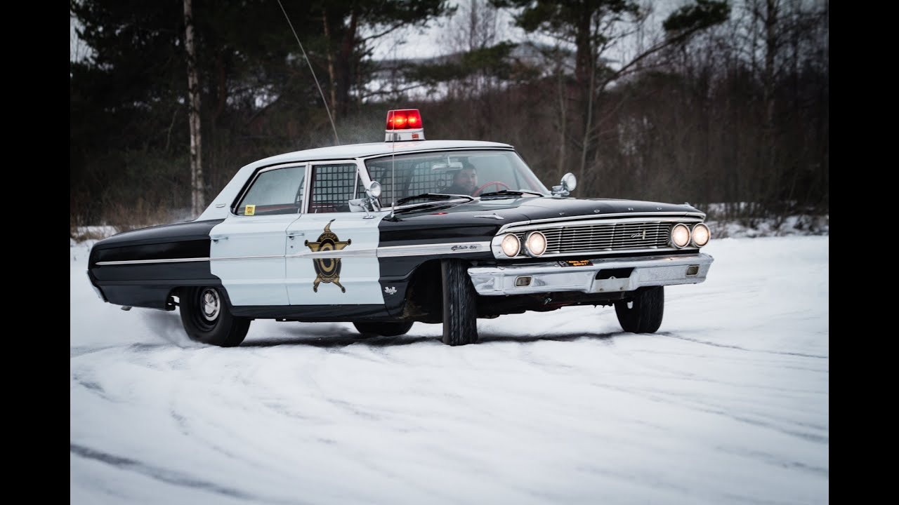 Ford Cop Car on ICE! - YouTube